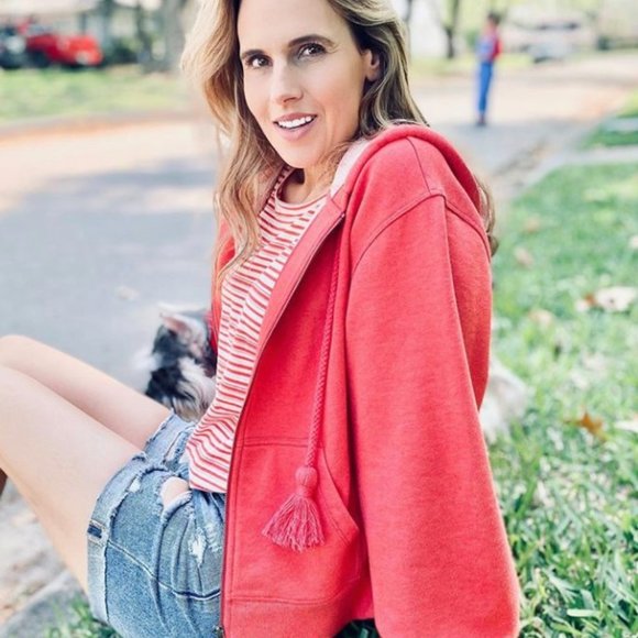 CAbi | Tops | Cabi 5657 Deluxe Hoodie Spring 220 Small Euc | Poshmark